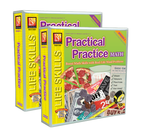 Practical Practice Math Program (Both Binders)